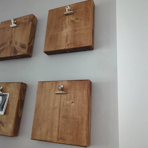 Rustic Wooden Photo Clip Frame Holder Farmhouse Photo - Etsy