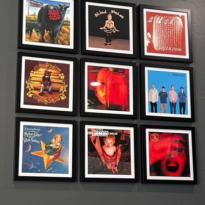 Custom Album Cover Print Set of Six, Choose Your Own Music Album Wall ...