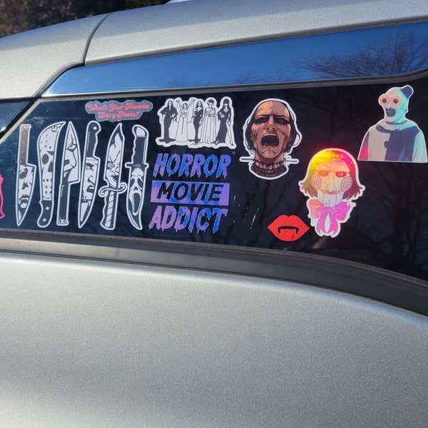 Terrifier Art the Clown Stickers Ll 2-pack Perfect for Horror Movie ...