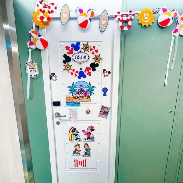 Disney Very Merrytime Cruise Door Magnet, Personalized, Mickey ...