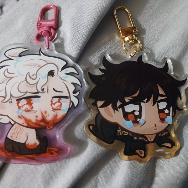 BG3 Cursed Acrylic Keychains - Etsy