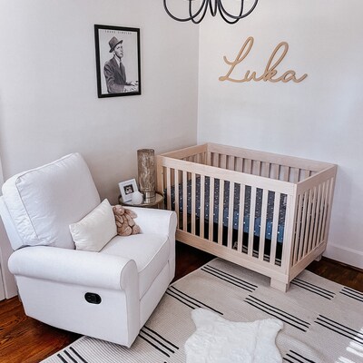 Custom Wood Name Sign for Nursery Girl, Boy, Over Crib Sign, Baby Name ...