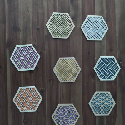 Design Your Own Coaster Set Unique Modern Colorful Single - Etsy