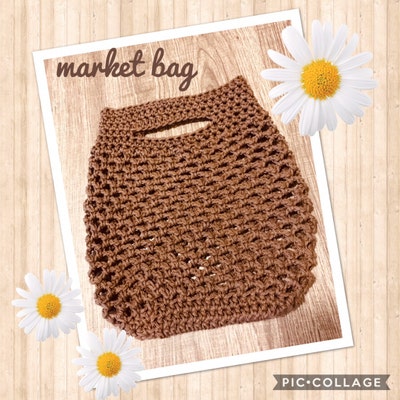 Fruit & Vegetable Mesh Shopping Bag Crochet PATTERN PDF Eco-friendly ...