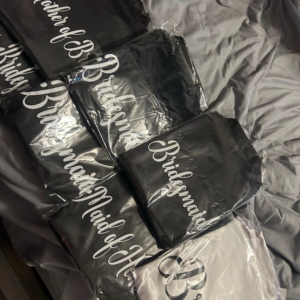 Set of 7 Robes, Custom Bridesmaid Robe Set of 7, Personalized Robes, 26 ...