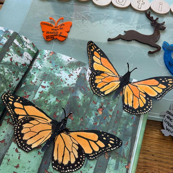 Build Your Own Monarch Butterfly Craft for Kids, Printable Butterfly ...