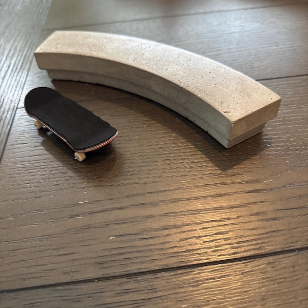 Concrete Curved Ledge Fingerboard Obstacle - Etsy
