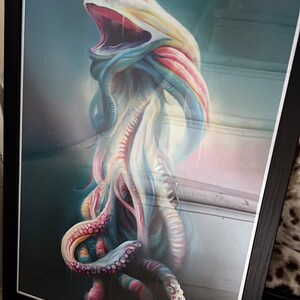 Three Eyed Pastel Bunny Artwork Print on A4 Cute Pastel Goth - Etsy