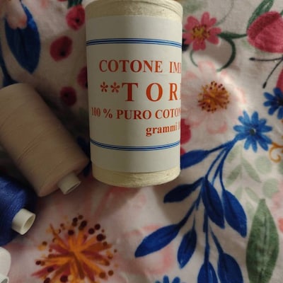 TORRE 100% Cotton Basting Thread, Made in Italy - Etsy