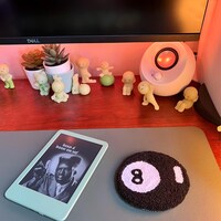 Magic 8 Ball Pink Pillow, Pink Accessories for Women, Tufted Pillow ...