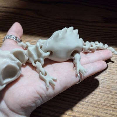 3D Printed Bone Rat, Articulated Fidget Toy. - Etsy