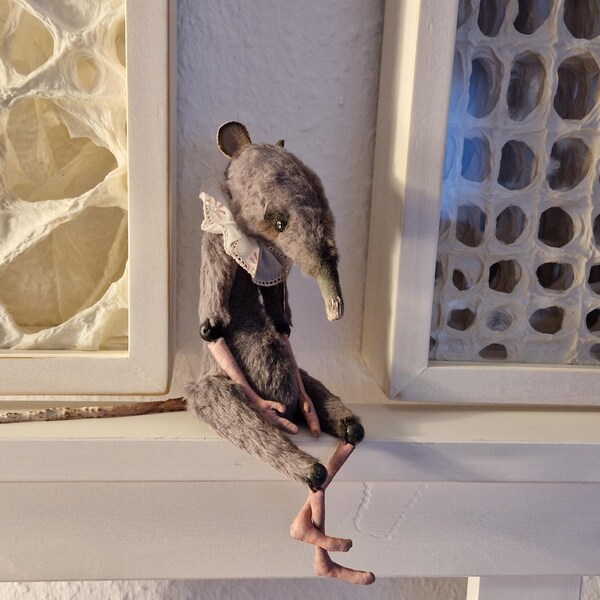 ADULT Pink Boy Rat Stuffed Toy. Social-emotional Toy of Eco-friendly ...