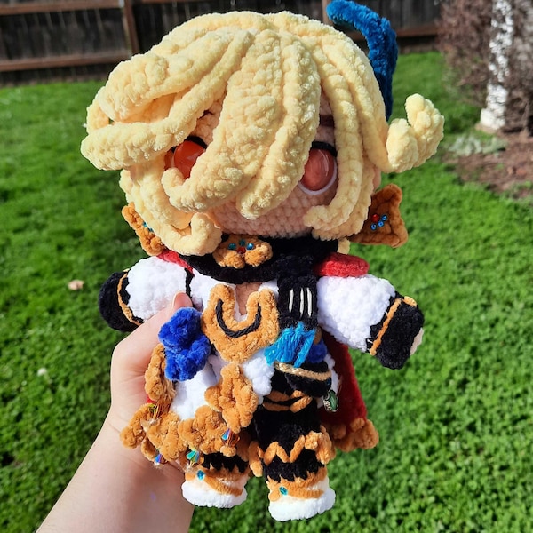 Crochet PDF Pattern: "kaveh" Chibi Amigurumi - Etsy