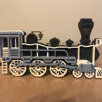 C158-train Scroll Saw Pattern pdf, Dxf, Svg, Eps - Etsy Canada