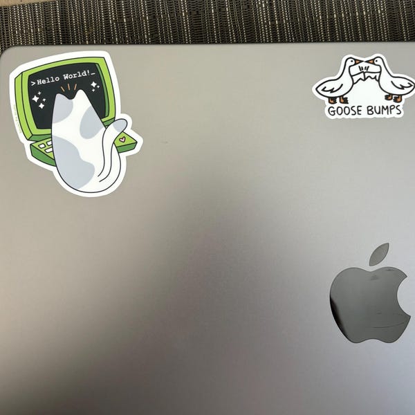 Coding Cat Cute Enamel Pin, Hello World Nerdy Gift, Cute Animal ...