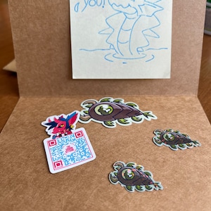 Chibi Miraidon and Koraidon 3 Stickers Pokemon Scarlet - Etsy