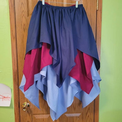 PDF Gathered Waist Jagged Skirt With Two Length Options for Layering ...