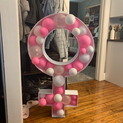 Female Sign Mosaic Template, Women's Day From Balloons, Female Mosaic ...