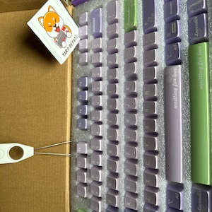 Gradient Shadow Side-printed Keycap Set, OEM Profile, Shine-through ...