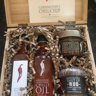Hot and Spicy Chilli Sauce and Chilli Oil Gift Set, Cooking Gift Set ...