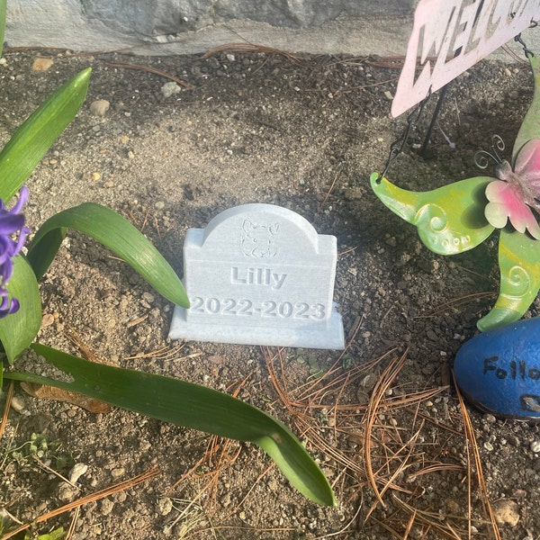 Customized Hamster Headstone / Tombstone / Grave Marker / Personalized ...