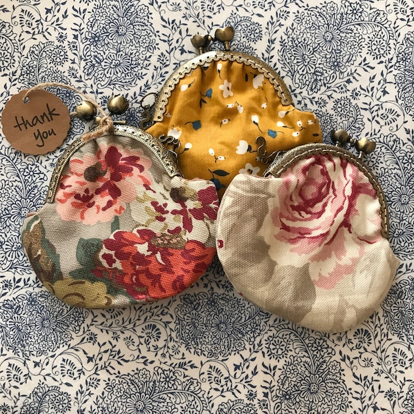 Aztek, Kiss Lock Purse, Best Small Gift, Small Coin Purse, Snap Coin ...