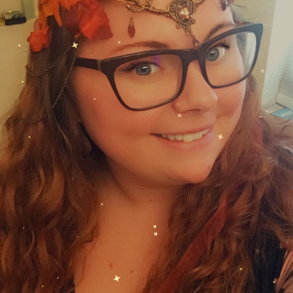 Autumnal Burgundy and Orange Tiara - Etsy
