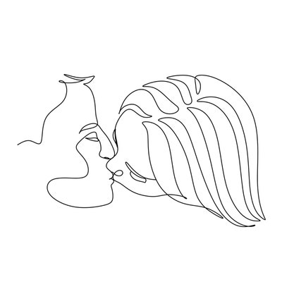 Custom Line Drawing. Custom Line Portrait. Custom Line Art. - Etsy