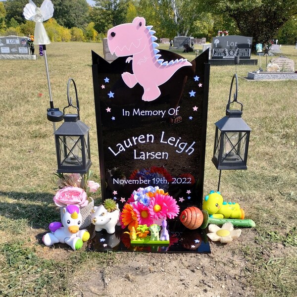 Football Headstone Temporary Headstone Grave Marker Memorial Plaque ...