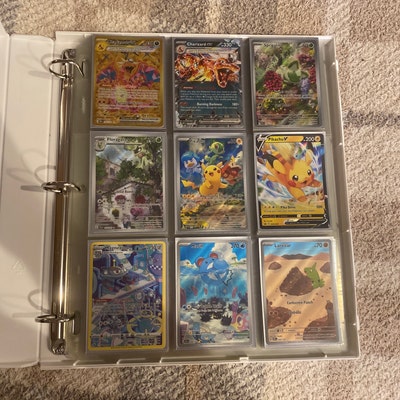 Pokemon Pokedex Themed Trading Card Album for Pokemon Cards, W/ 25 ...