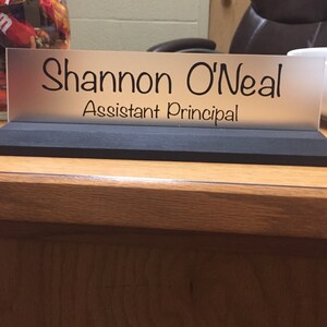 Personalized Name Sign Name Tag for Office Desk Decor Modern Desk Name ...