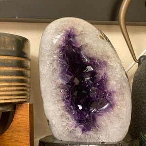 3.9 Smile Crystal Ball Open Mouth-shaped Amethyst Crystal | Etsy