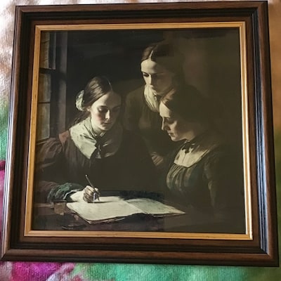 Emily Brontë Writing Artwork Print - Etsy