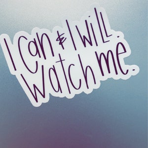 Inspirational Quote Stickers Encouraging Words I Can and I Will ...