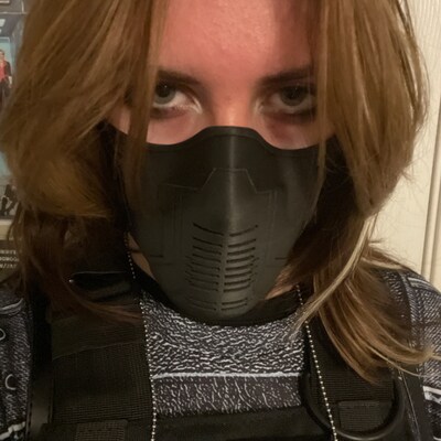 3d Printed Winter Soldier Mask, Bucky Barnes, Bucky Winter Soldier ...