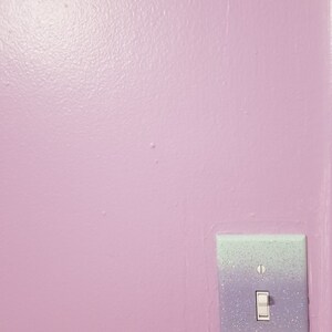 Pink Lavender Turquoise Ombré Sparkle Bling Light Switch Plates, Outlet ...
