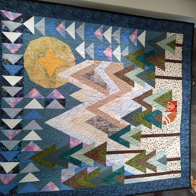 Garden Party Appliqué Quilt Pattern by Laura Heine Fiberworks Finished ...