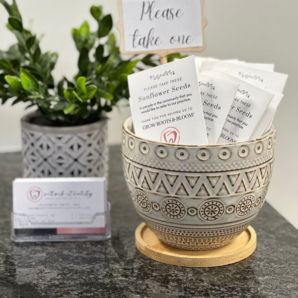 Business Referral Seed Packet Envelope, Real Estate Agent Business ...