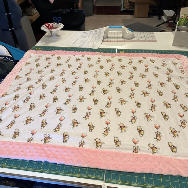 Winnie the Pooh, FLANNEL FABRIC, Pooh Fabric, Pooh Balloons, Springs ...