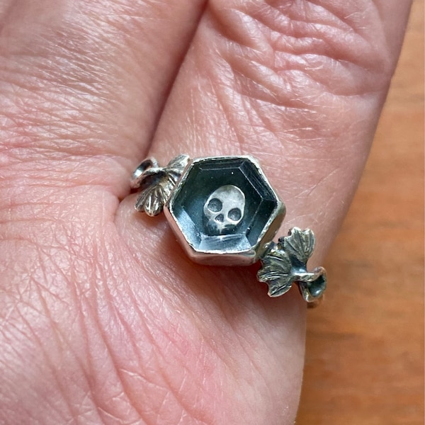 Datura Moonflower Necklace- Sterling Silver Handmade Metalsmith Jewelry ...