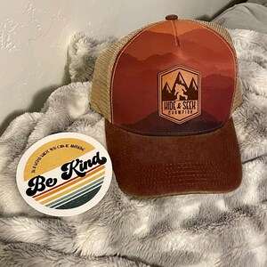 Hunt Fish Panic HFP Duck Call Leather Patch Hat Version 2 - Etsy