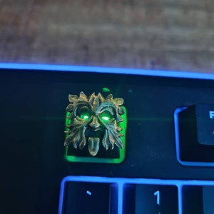 The Great Old One Cthulhu Solid Bronze Metal Premium Keycap | Etsy