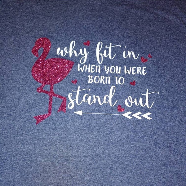 Why Fit in When You Were Born to Stand Out Svg, Stand Tall and Be ...