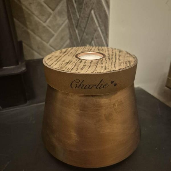 Human Urn for Cremation Ashes, Small Size Urn, Modern Candle Urn, White ...