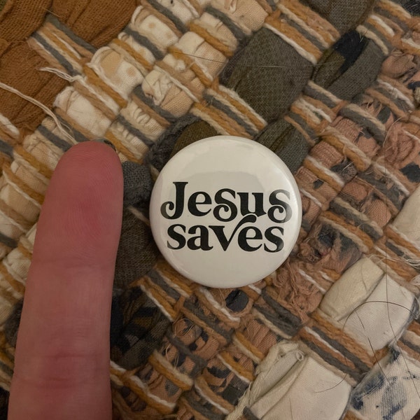Christian Jesus Retro Text Sticker - Etsy