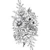 Duplicate Birth Flower Bouquet, Family Birth Month Tattoo Design, up to ...