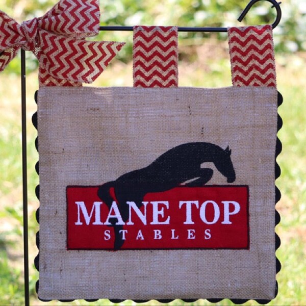 Custom Double Sided Burlap Garden Flag - Your Design Idea - Etsy