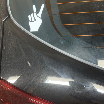 Small Kitty Car Decal, Hidden Easter Egg Decal, Car Sticker - Etsy