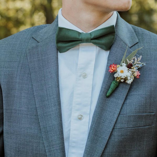 Olive Suspenders & Moss Green Bow Tie – All Sizes Baby to Adult, Ring ...
