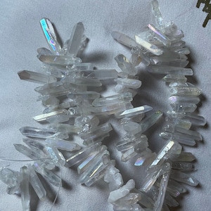 15.9 Inch Mattenatural Raw Blue Quartz Crystal Point Tower | Etsy